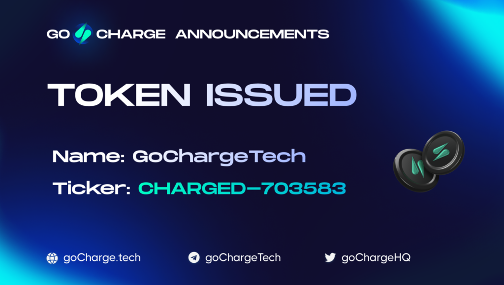 CHARGED TGE - GoCharge Tech Token Generation Event - GoChargeTech